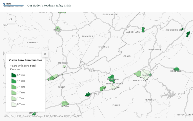 Highlights of the Safe Streets and Roads for All Data for Roanoke ...